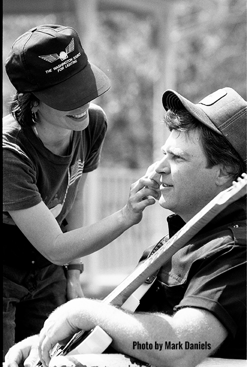 Virginia Quesada putting makeup on Danny Gatton April, 1990 - THE ...